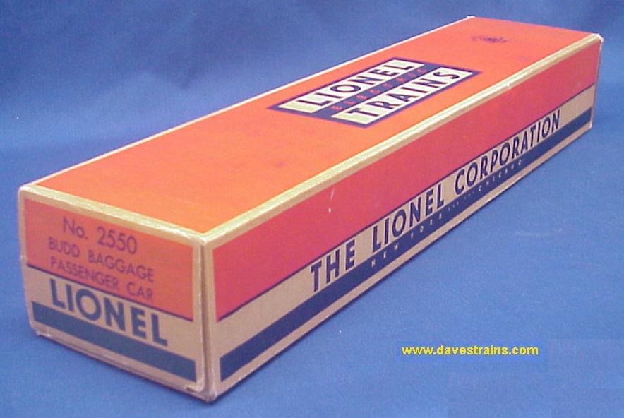 Dave's Trains, Inc.: Original Boxes for Postwar Lionel Model Trains
